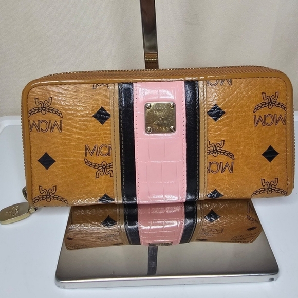 MCM | Bags | Mcm Long Continental Zip Around Wallet | Poshmark